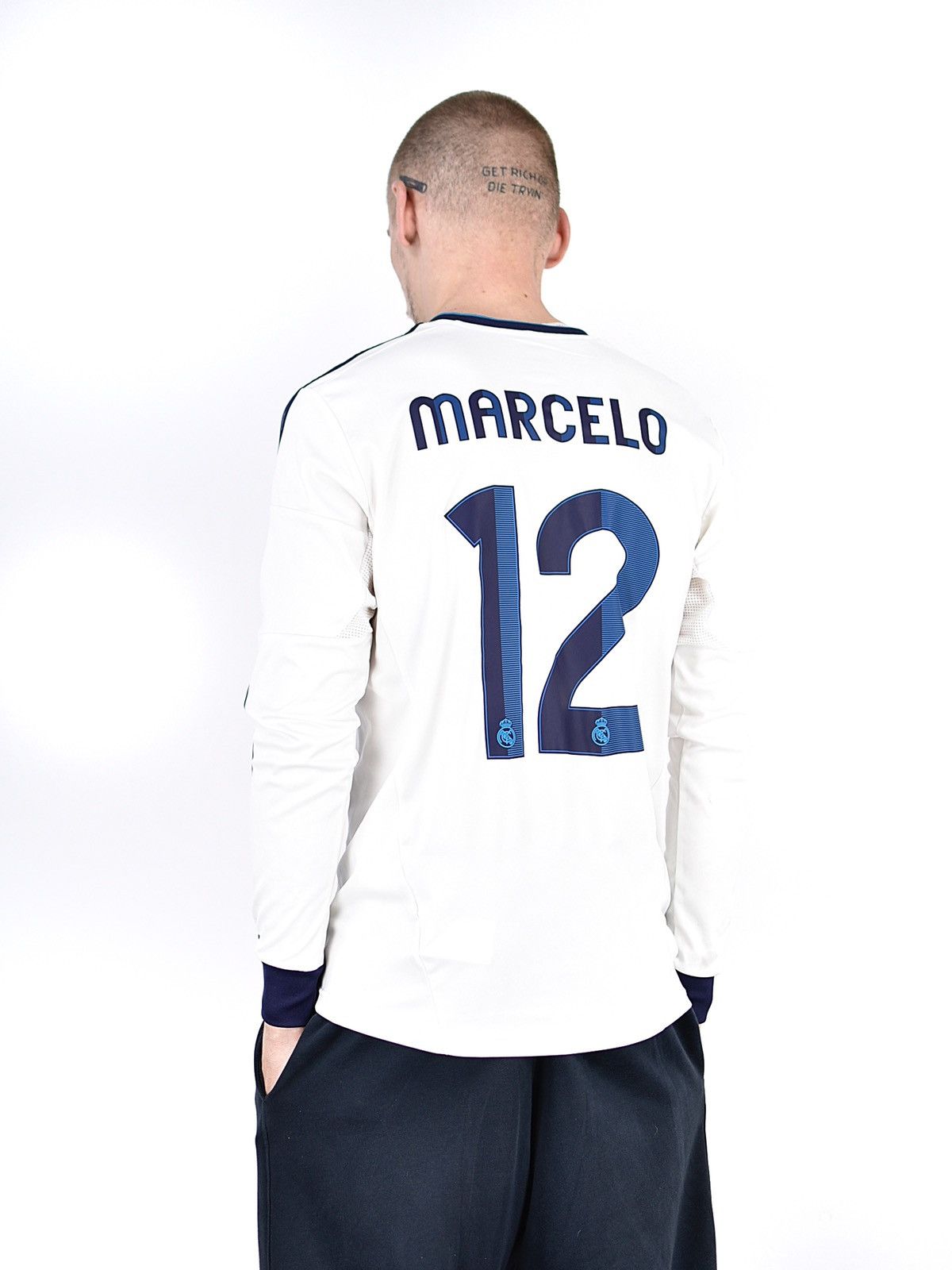 Adidas Adidas Real Madrid 12 Marcelo Home Long Sleeve Jersey 12/13 ...