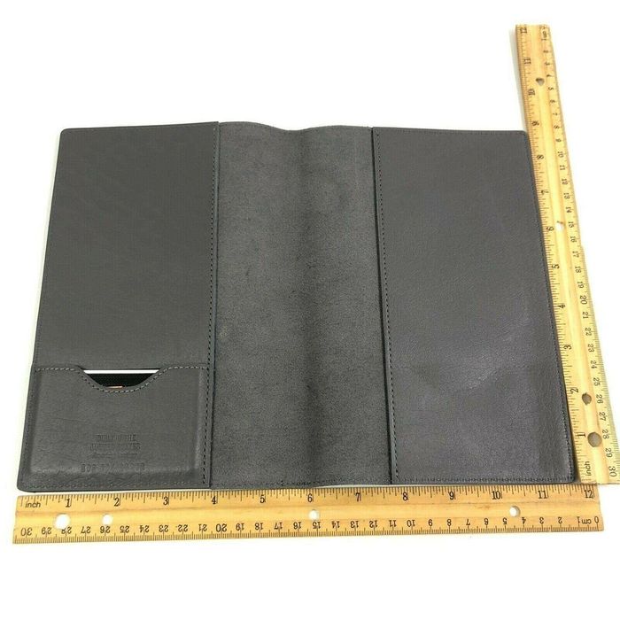 Shinola Shinola Gray Leather Journal Cover 80pg Notebook | Grailed