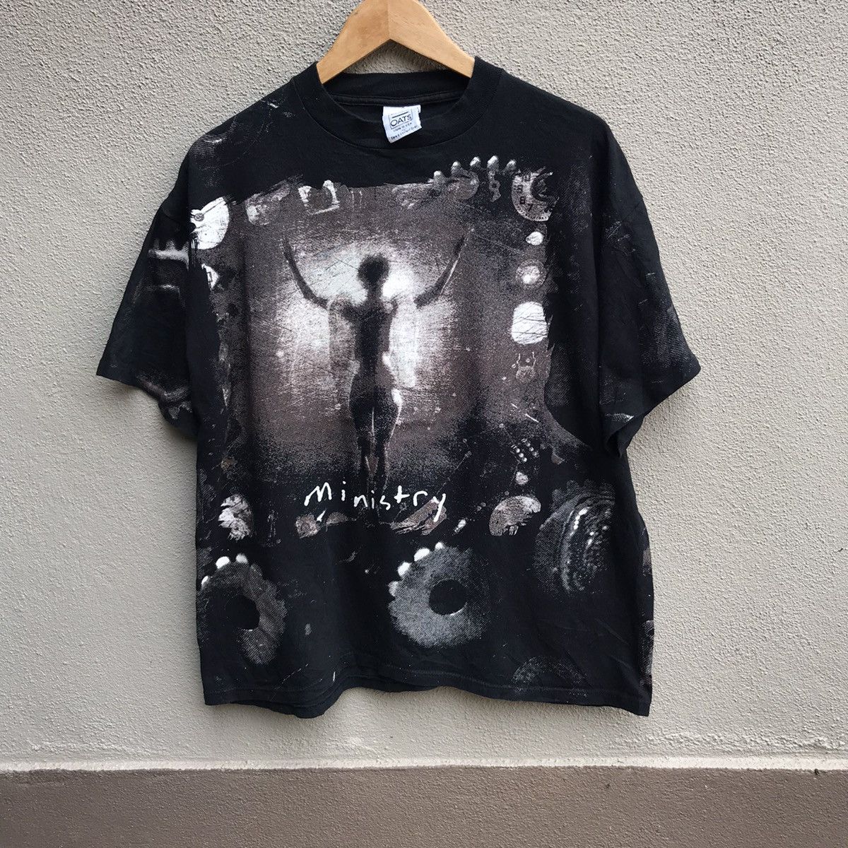 Band Tees × Rock T Shirt × Vintage Vintage rare 90s MINISTRY band metal ...
