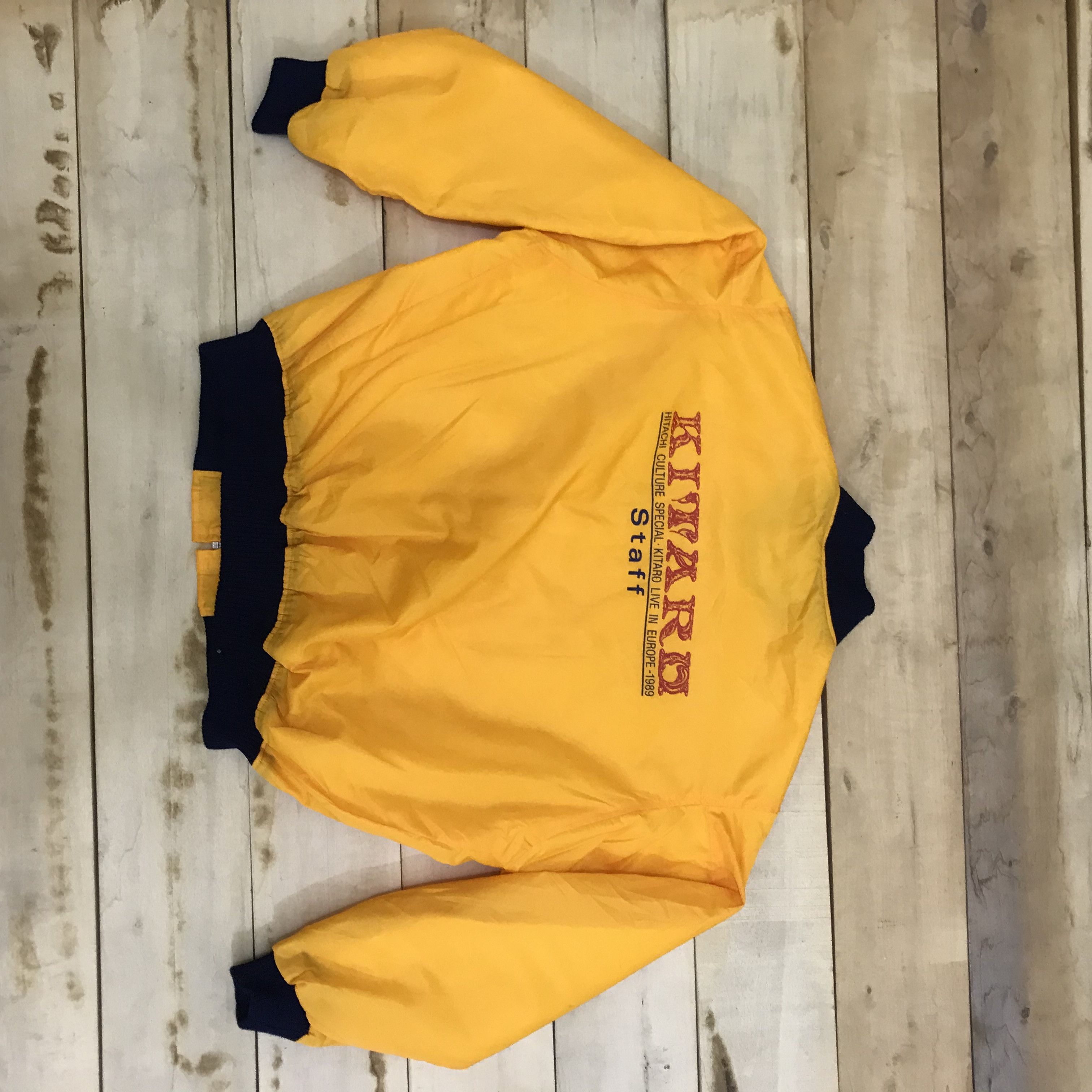 Vintage Z329 VTG KITARO LIVE IN EUROPE 1989 HITACHI CULTURE JACKET ...