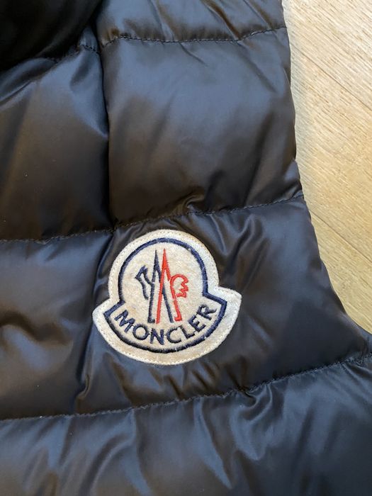 Moncler Moncler Big Logo Puffer Vest - Black | Grailed
