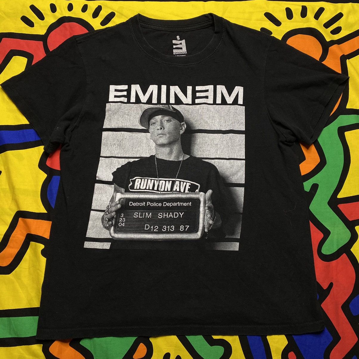 Band Tees × Eminem × Vintage Eminem Slim Shady Mugshot Tee | Grailed