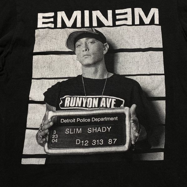 Vintage Eminem Slim Shady Mugshot Tee | Grailed