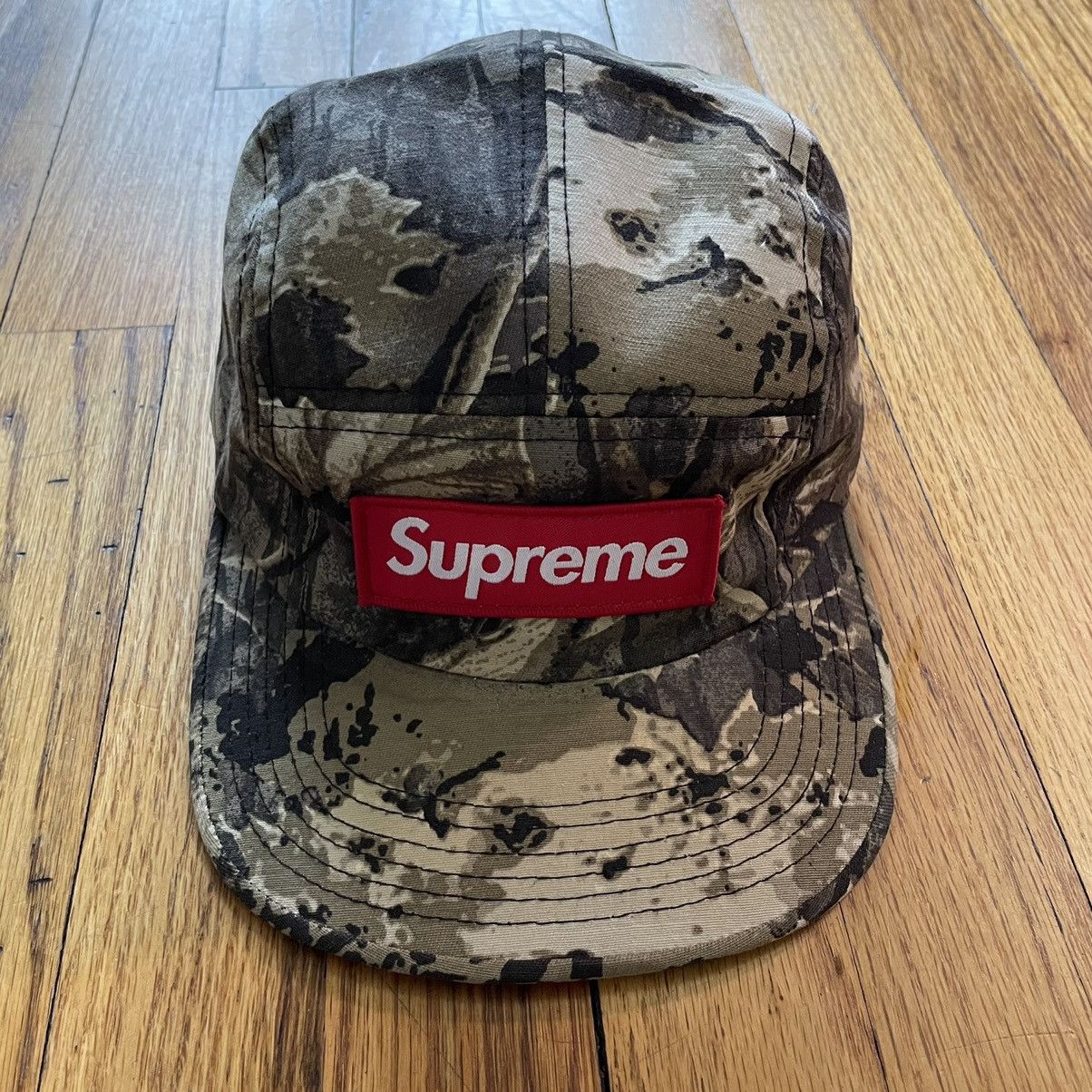 Supreme Supreme Realtree Camo Camp Cap Red Box Logo | Grailed