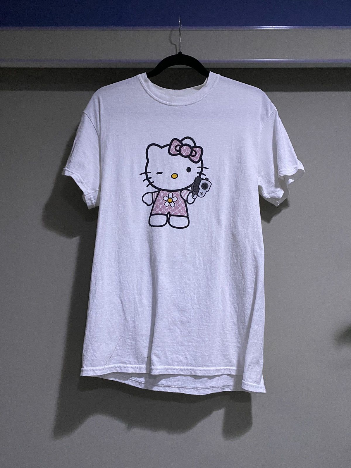 Elnest Creative Activity Activity Hello Kitty Bootleg Gucci Tee | Grailed
