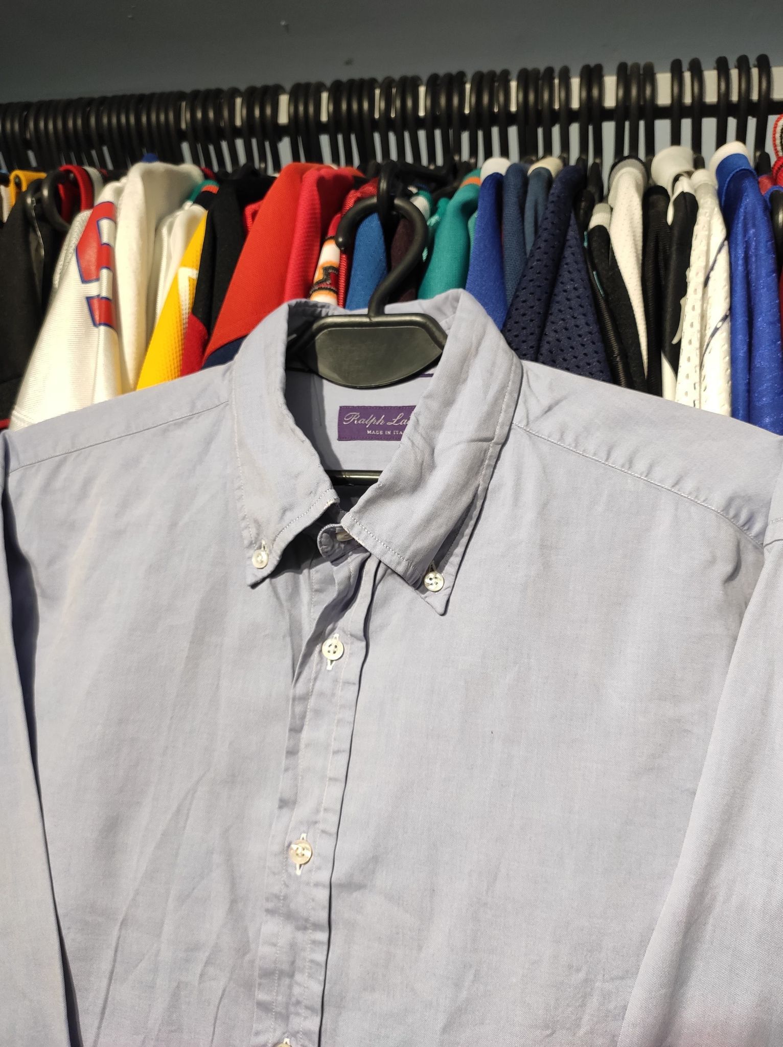 Ralph Lauren Purple Label light blue shirt | Grailed