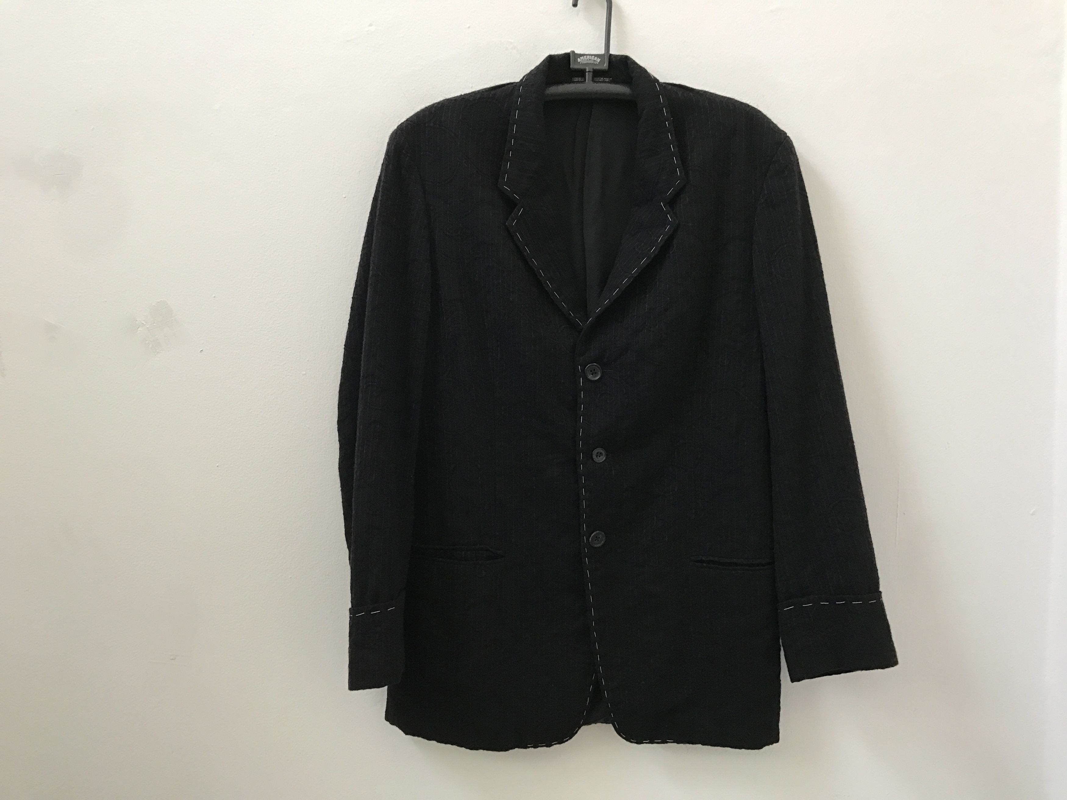 Luxury × Yohji Yamamoto × Ys For Men YYPH Floral Embroidery Exposed ...