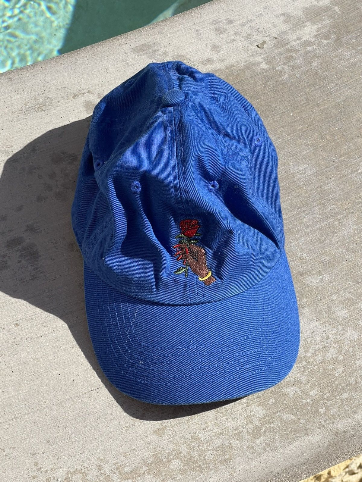 Streetwear AWOL ERIZKU DAD HAT BLUE ROSE LOGO | Grailed