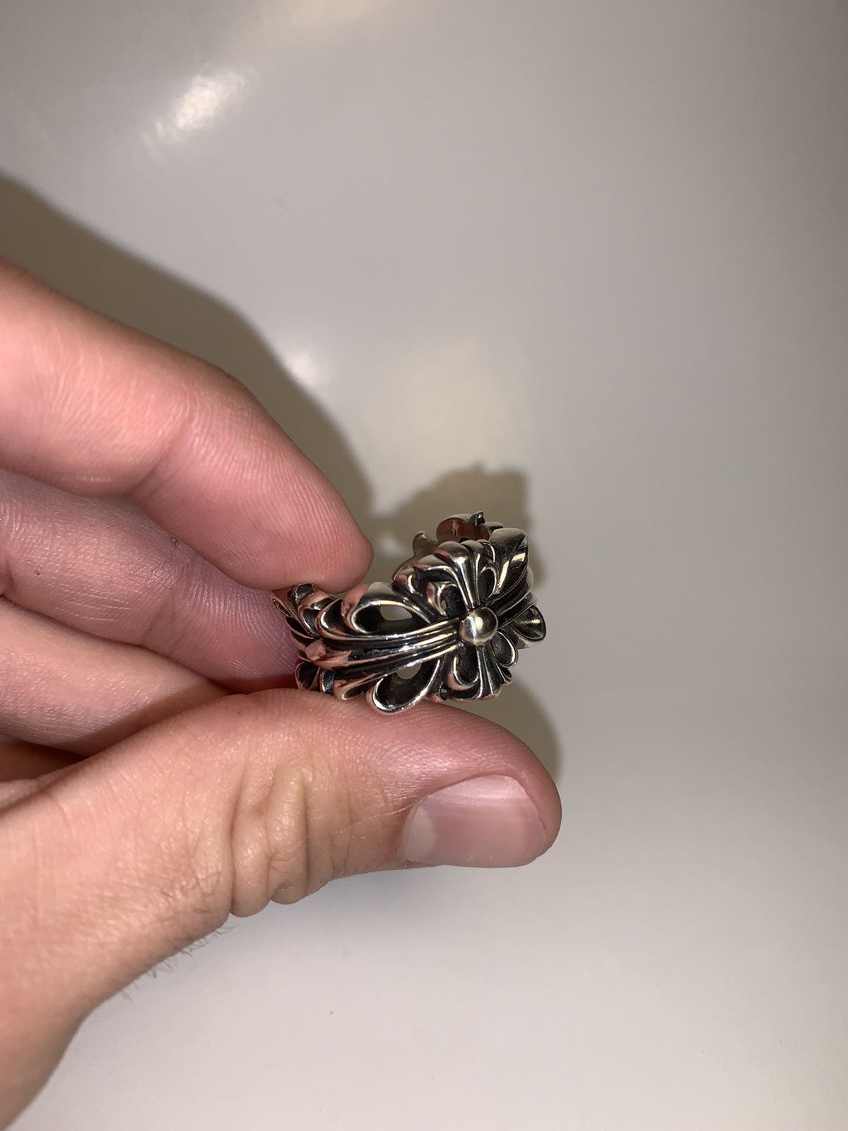 Chrome Hearts Double Floral Ring | Grailed