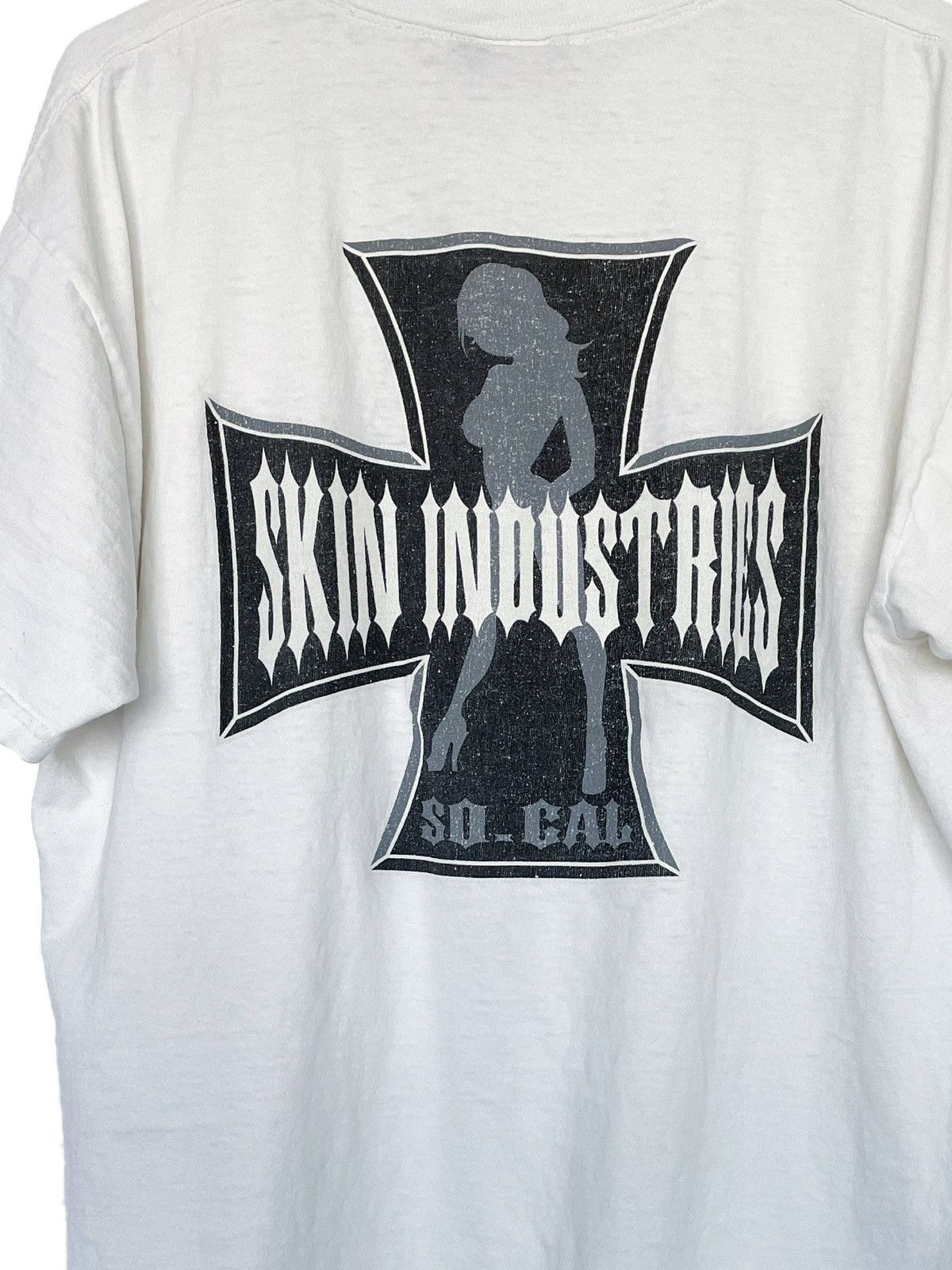 Vintage Skin Industries So Cal Biker Cross Pin up Girl stripper | Grailed