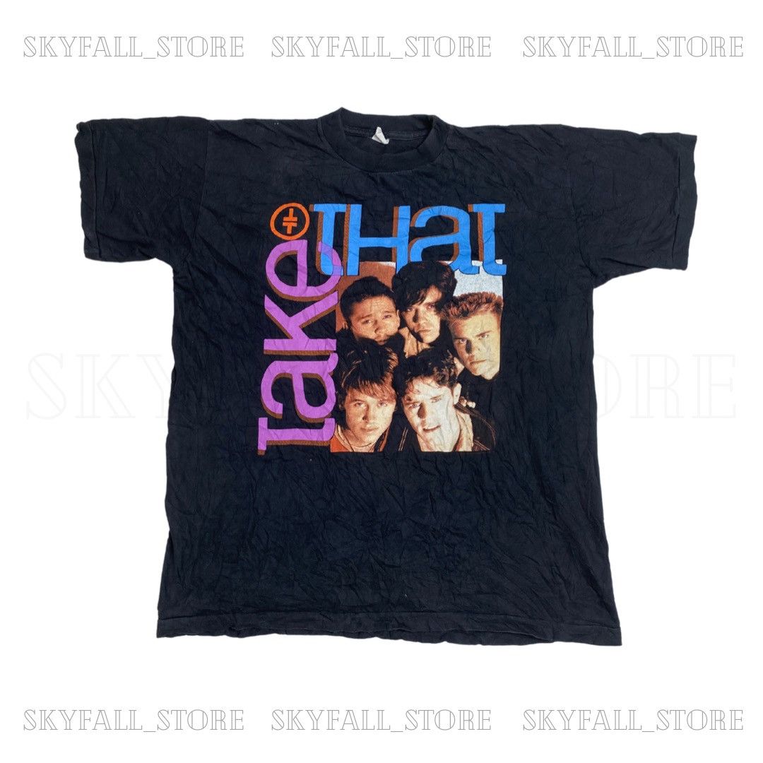 Band Tees × Vintage Vintage Take That British Band Tee Shirt Robbie ...