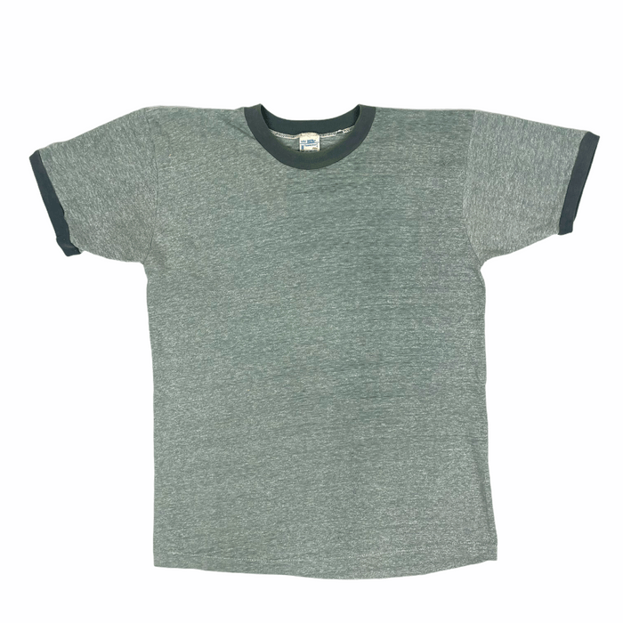 Vintage Vintage 80s Towncraft Green Blank Single Stitch Ringer USA | Grailed