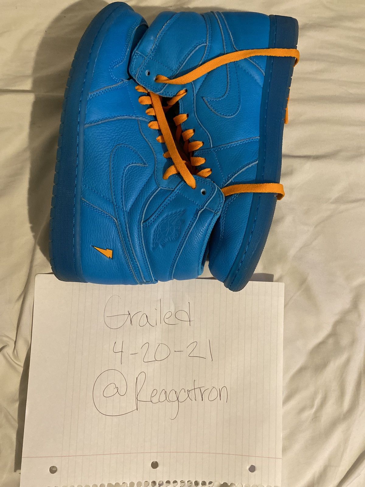 Nike Air Jordan 1 Gatorade “Cool Blue” | Grailed