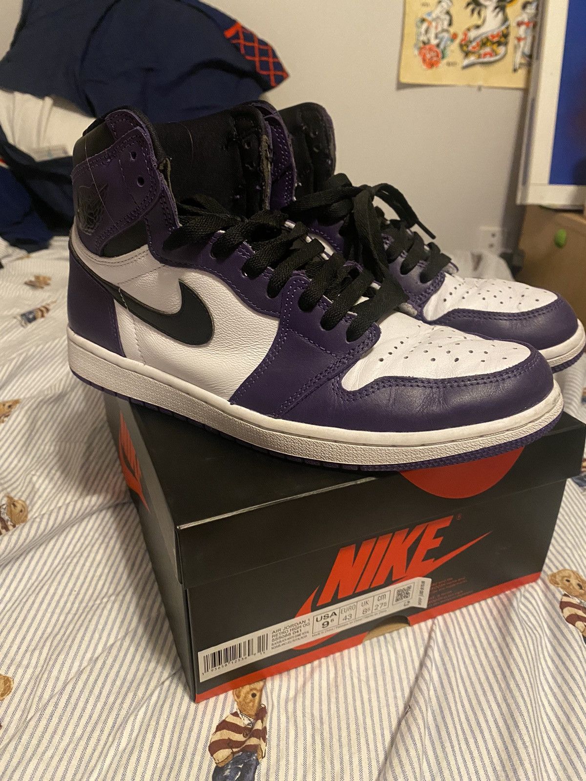 Jordan Brand Air Jordan 1 Retro High OG Court Purple | Grailed