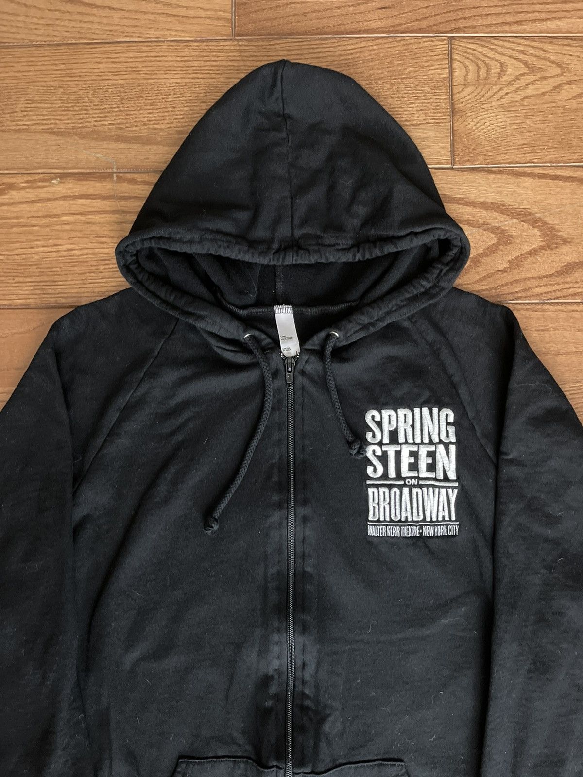 Vintage Bruce Springsteen on Broadway Zip-Up Hoodie | Grailed