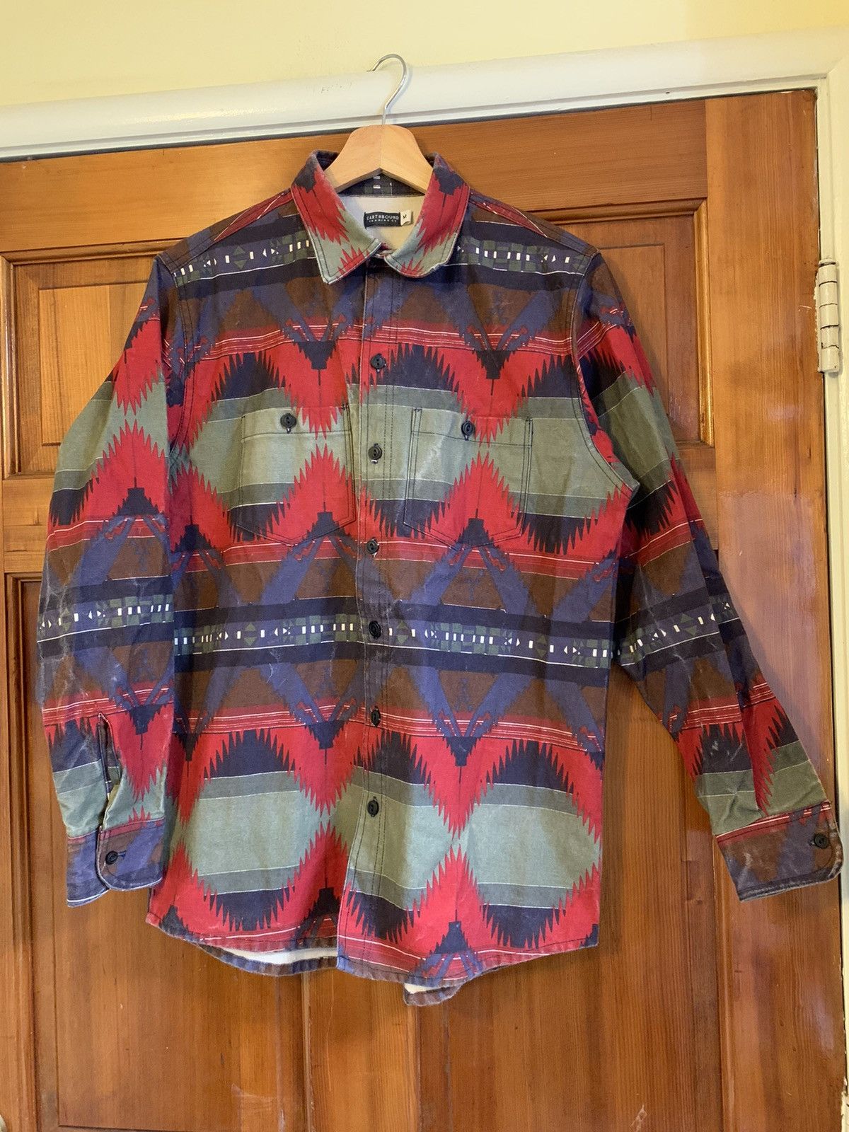 Rare × Vintage *RARE* Vintage Earthbound Western Heavyweight Shirt ...
