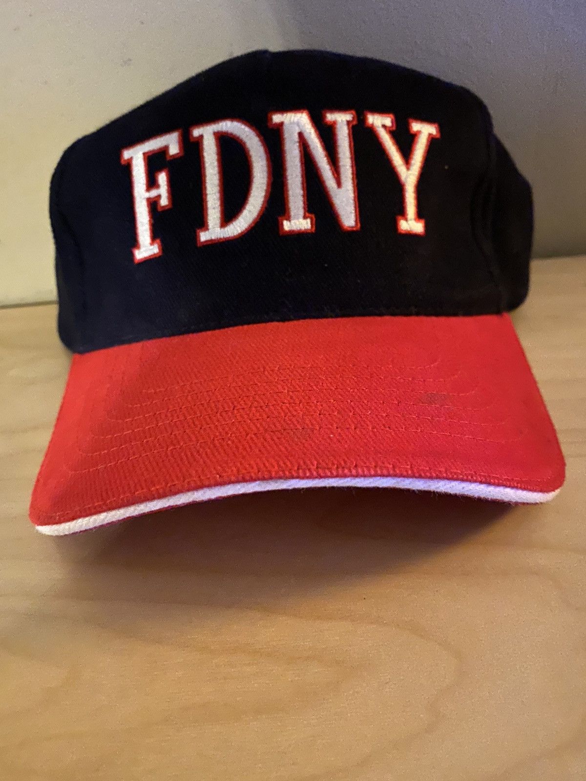 Vintage FDNY embroidered Velcro back hat | Grailed