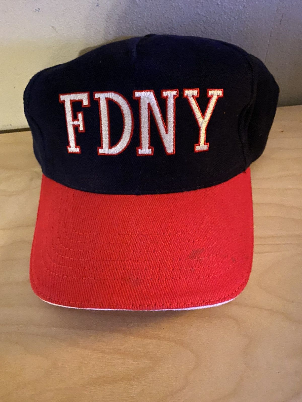 Vintage FDNY embroidered Velcro back hat | Grailed