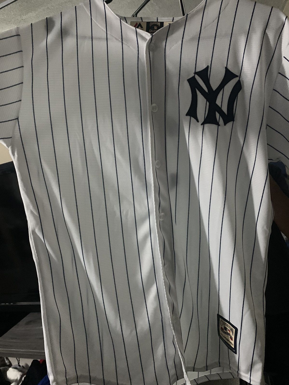 Majestic New York Yankees Babe Ruth kids throwback jersey | Grailed