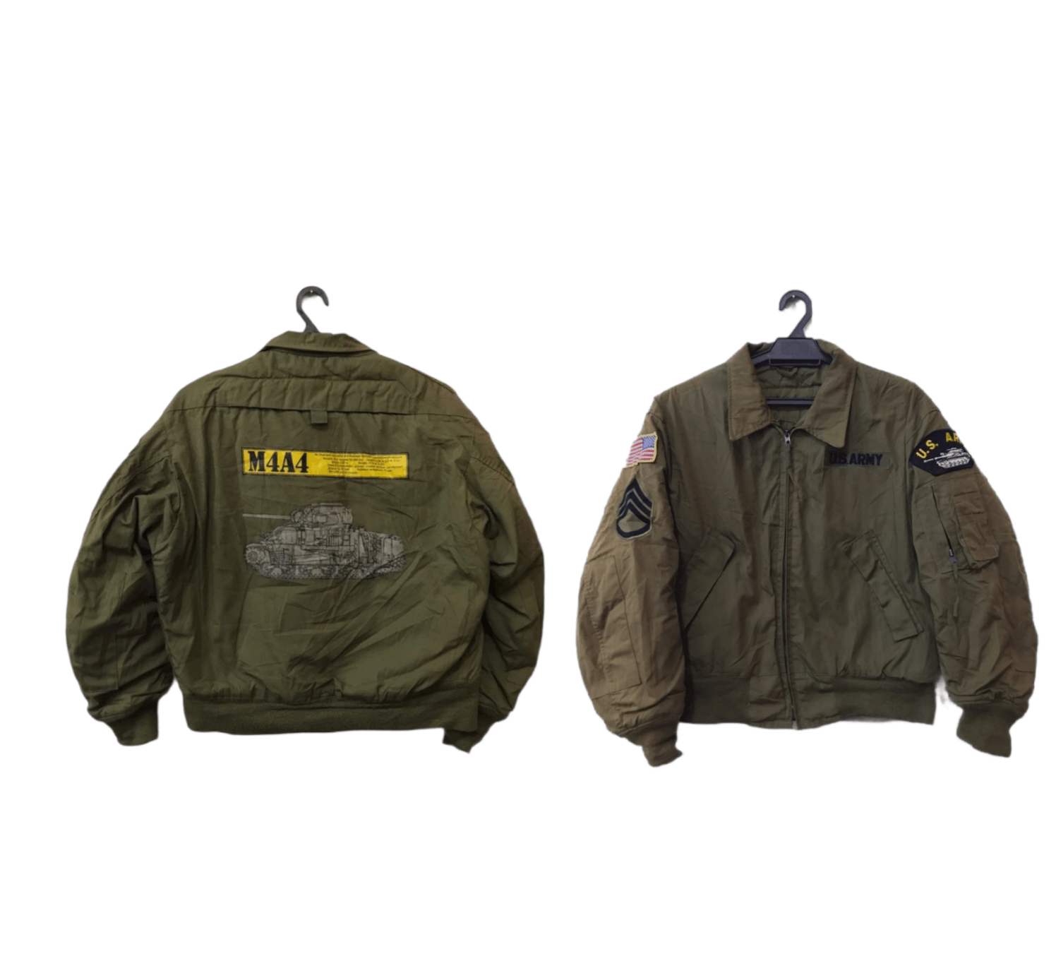 Military × Vintage Vintage tanker jacket us army tactical helmut lang ...