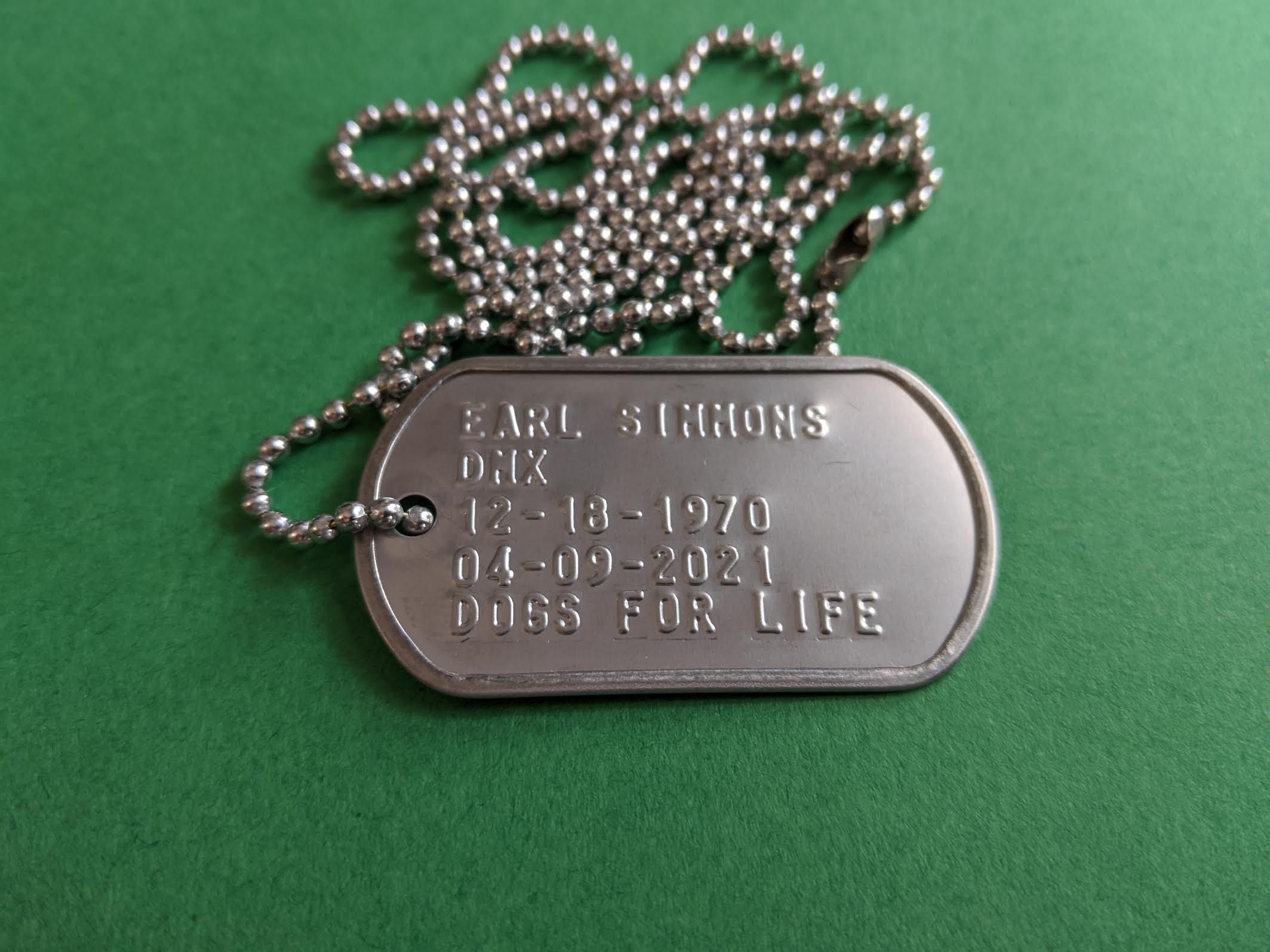 Other DMX Military Dog Tag, DOGS FOR LIFE | Grailed