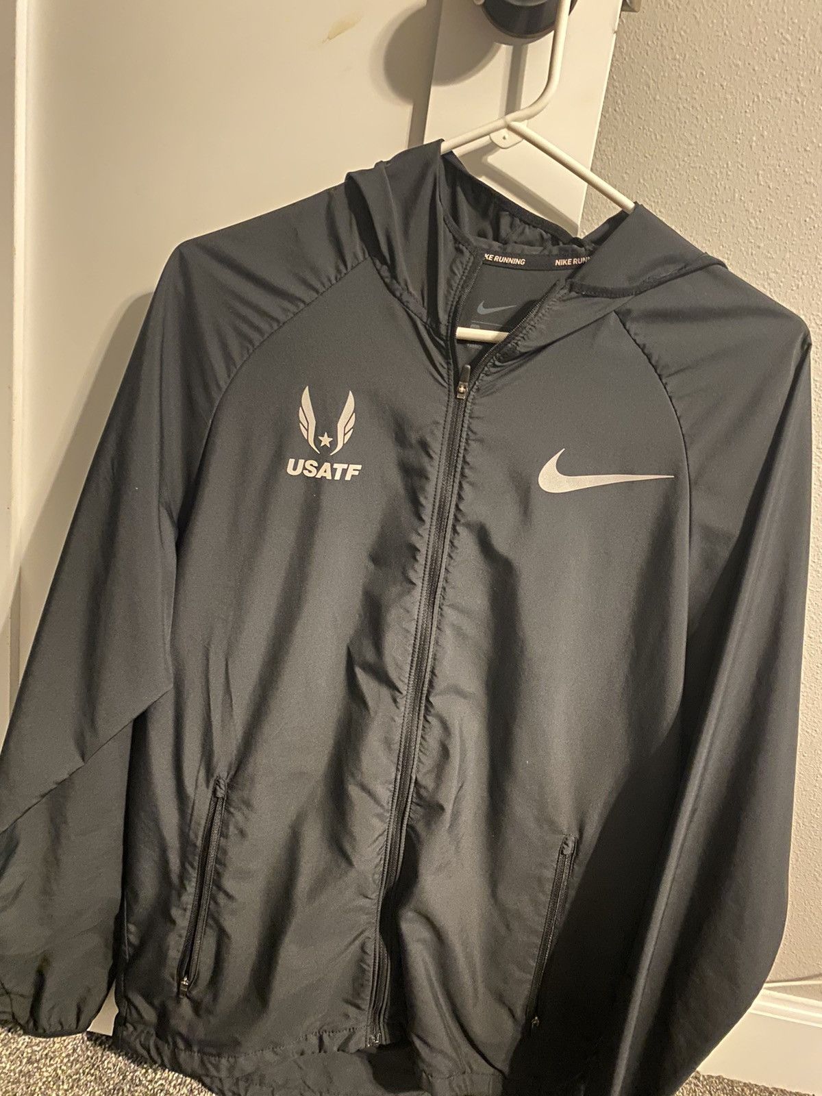 Nike Official Nike USATF track and field running jacket | Grailed