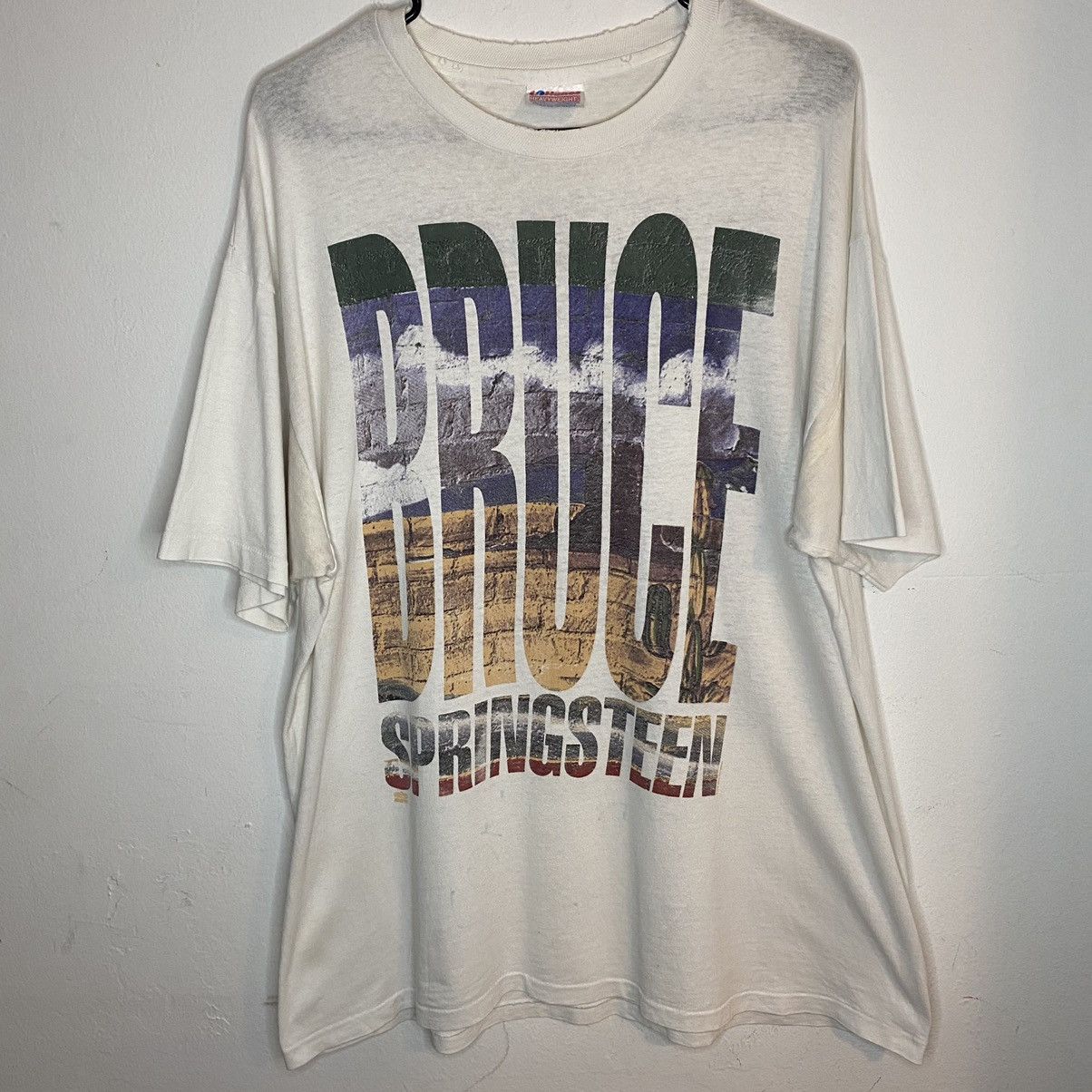 Rap Tees × Vintage Vintage 90s Bruce Springsteen World Tour T-shirt ...