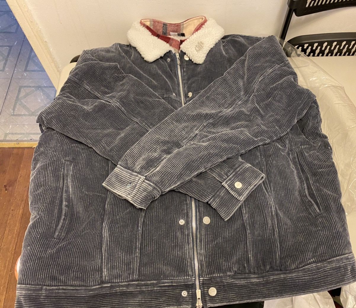 Kith Kith Corduroy Laight Jacket Dark indigo Blue | Grailed