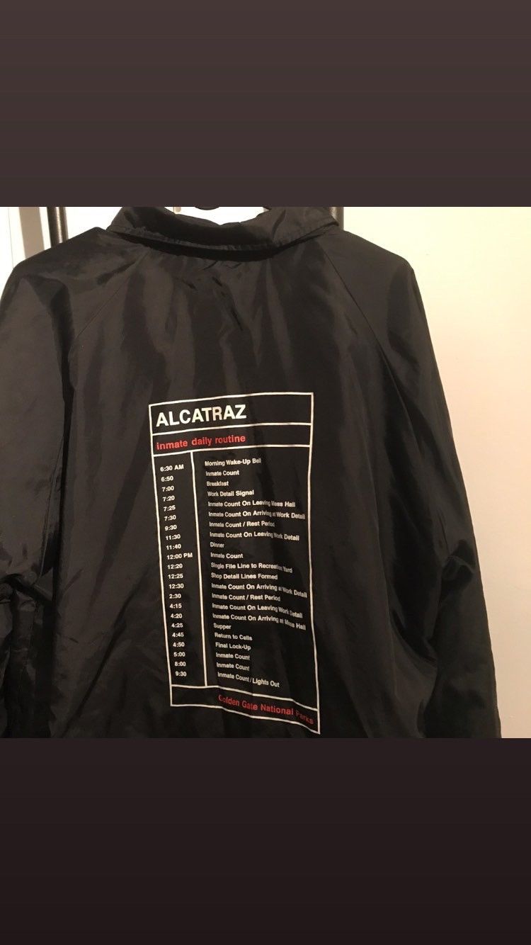 Made In Usa × Streetwear × Vintage Coach jacket alcatraz inmate daily ...