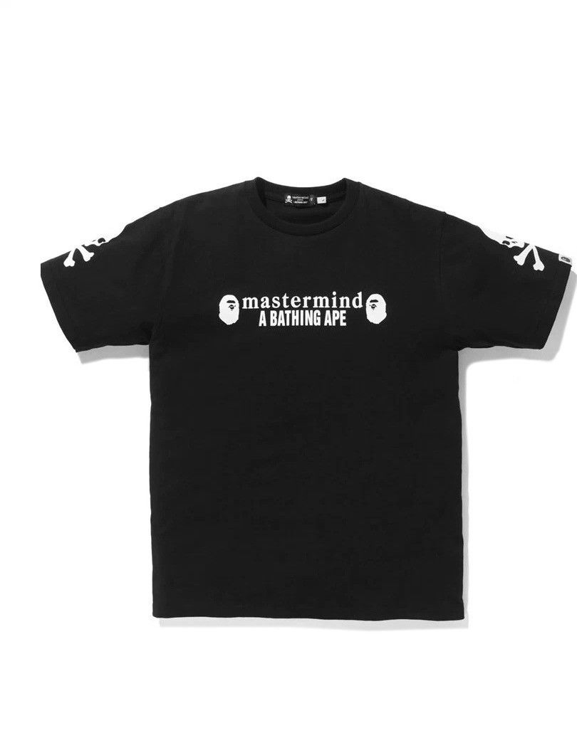 Bape × Mastermind Japan ** BAPE X MASTERMIND TEE SHIRT ** SIZE LARGE ...