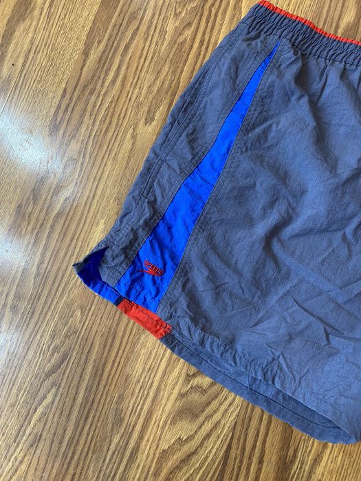 Speedo Vintage speedo shorts blue large | Grailed