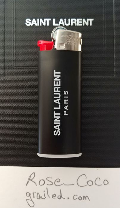 Saint Laurent Paris RIVE DROITE EXCLUSIVE LIGHTER "LOVE ME FOREVER OR ...