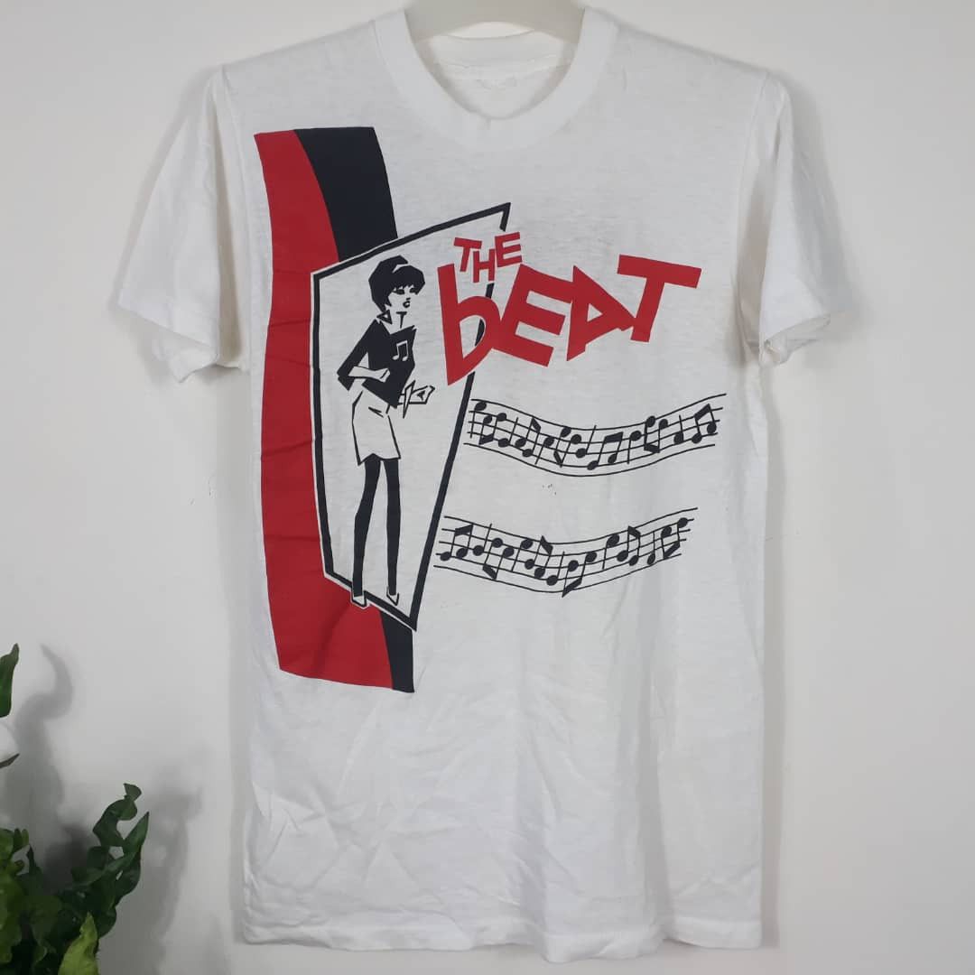 Rock Band × Tour Tee × Vintage Vtg 80s THE BEAT T-Shirt Fifth Column ...