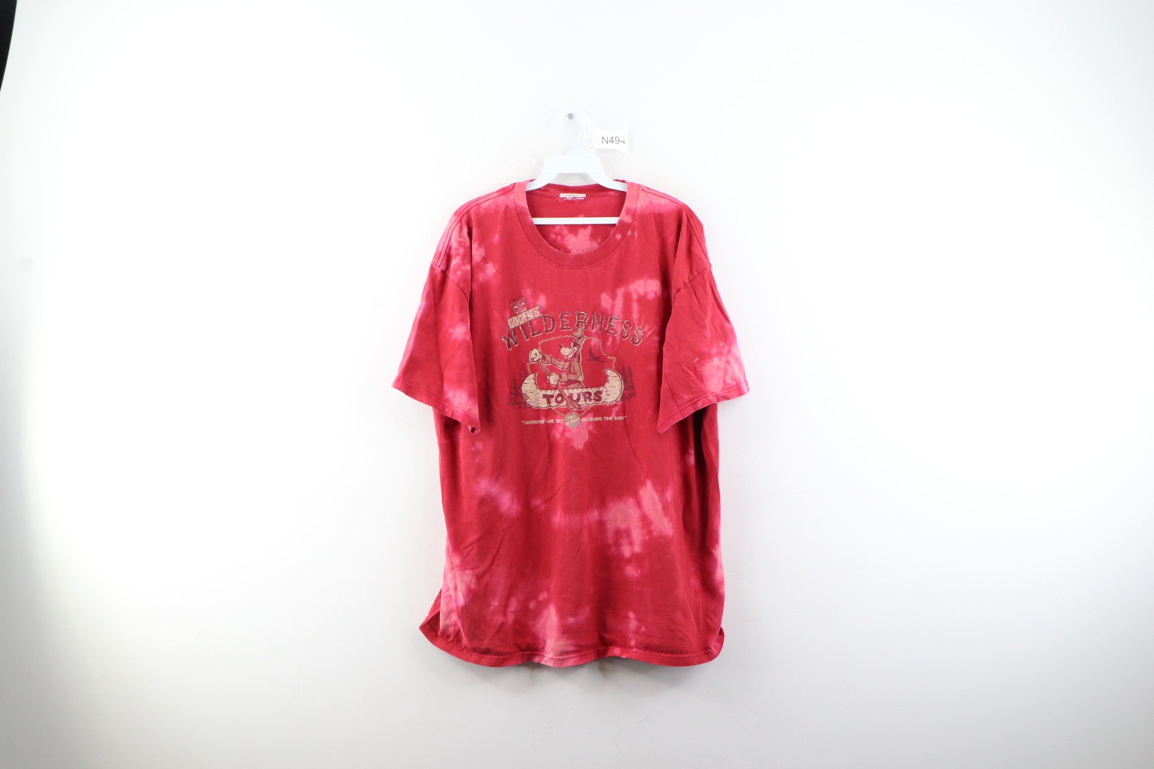 Disney × Vintage Vintage 90s Disney Goofy Spell Acid Wash Short Sleeve ...