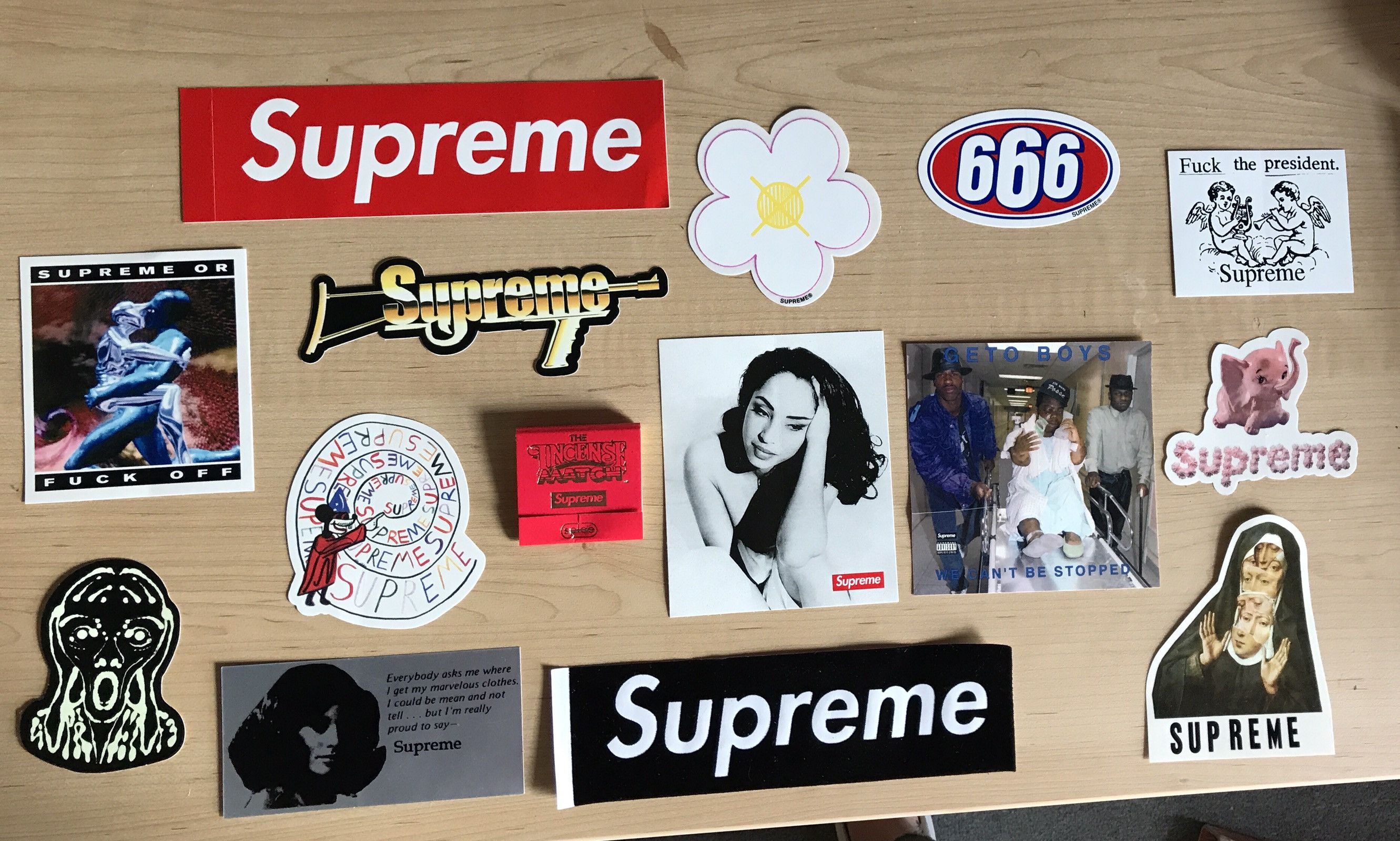 Supreme Supreme Stickers And Matches | Grailed