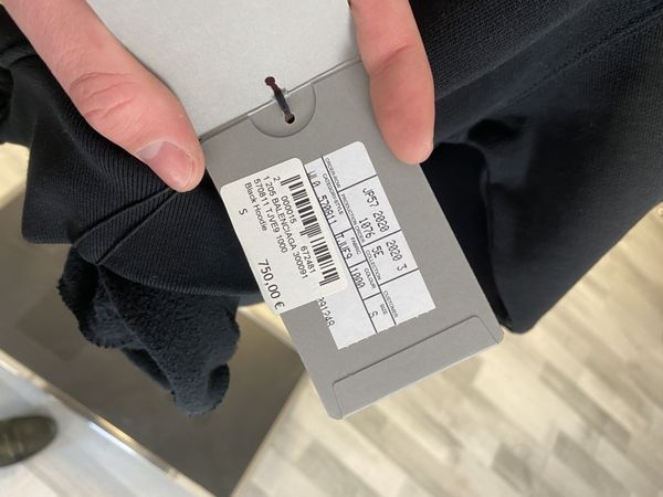 Balenciaga Bnwt Balenciaga Gothic Logo Hoodie Grailed