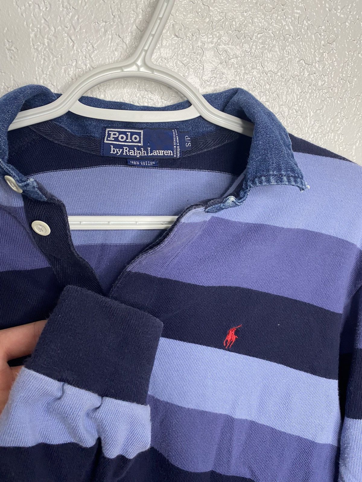 Kanye West × Polo Ralph Lauren Vintage rare polo Ralph Lauren striped ...