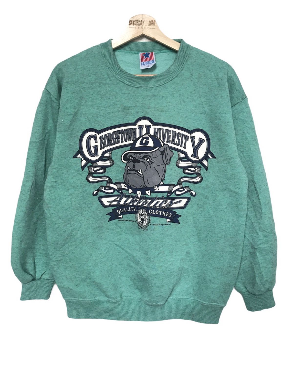 American College × Vintage Vintage 90's Georgetown University Big Logo ...