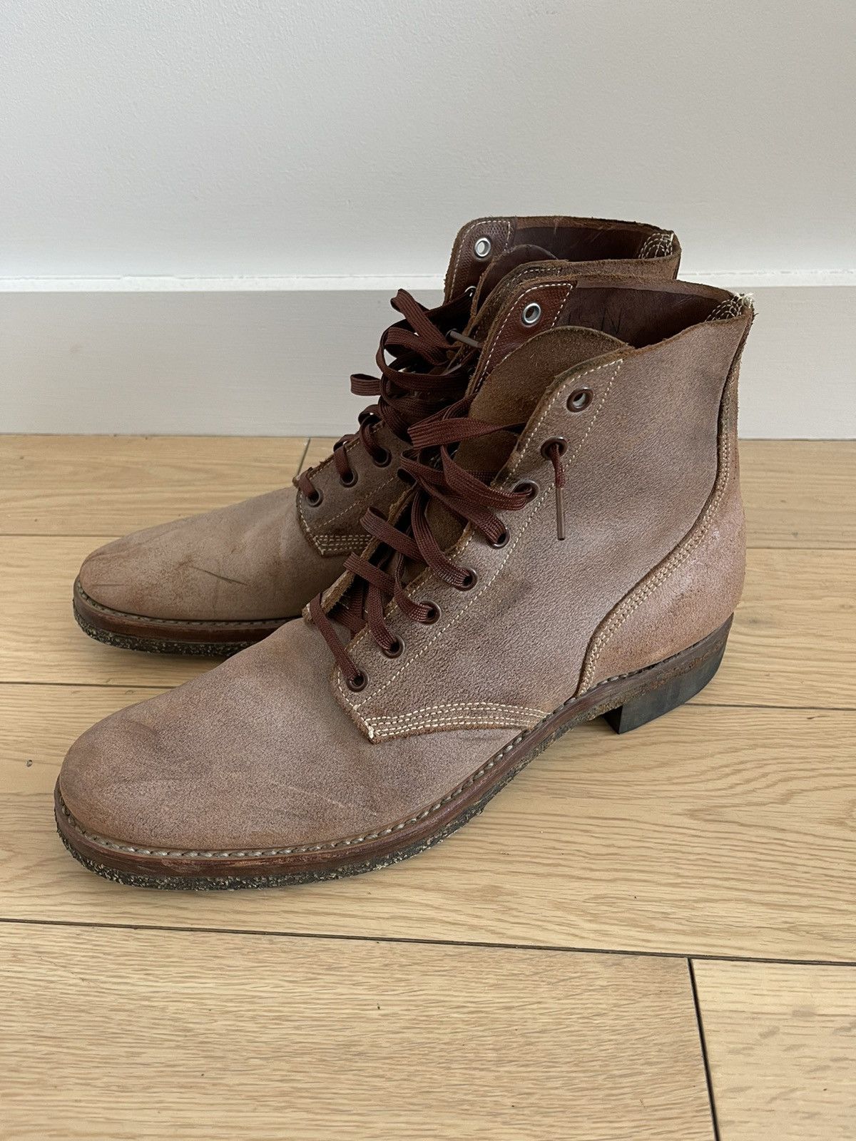 Made In Usa × Vintage WW2 1940’s USN NAVY BOONDOCKER BOOTS 10A | Grailed