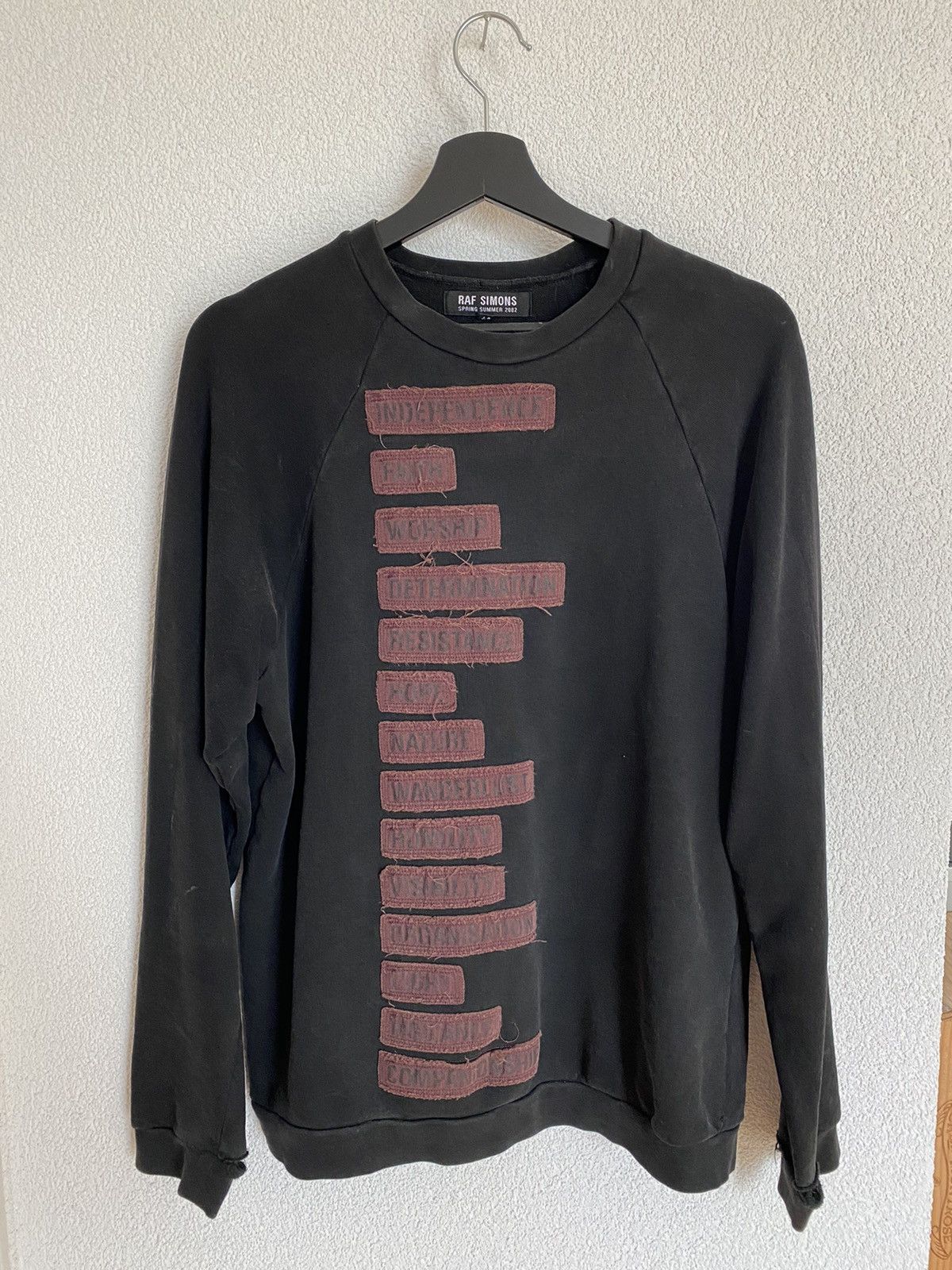 Raf Simons Raf Simons ss02 independence print | Grailed