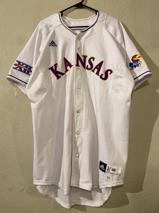 Adidas Modern Adidas Kansas Jayhawks baseball jersey | Grailed
