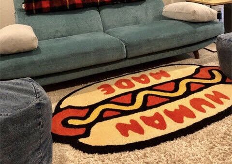 Human Made Human Made Hot Dog Rug (s&l) | Grailed