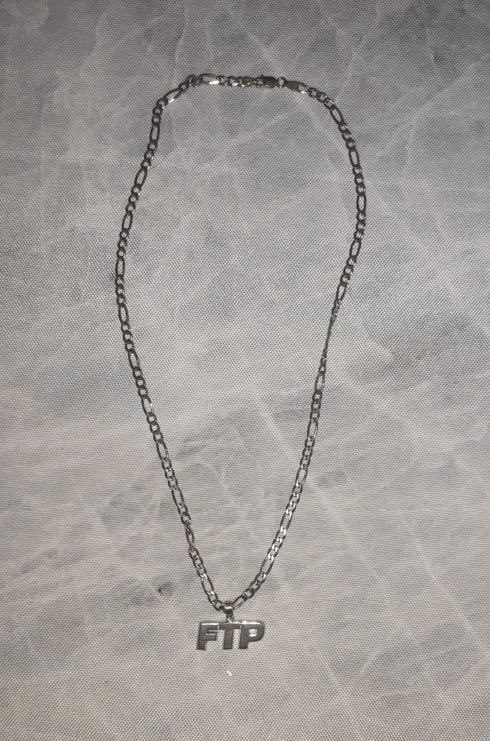 Fuck The Population FTP silver chain | Grailed