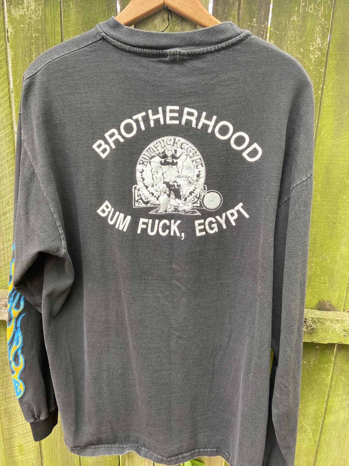 Vintage Vintage Bum Fuck Egypt Brotherhood Long Sleeve Shirt Grailed