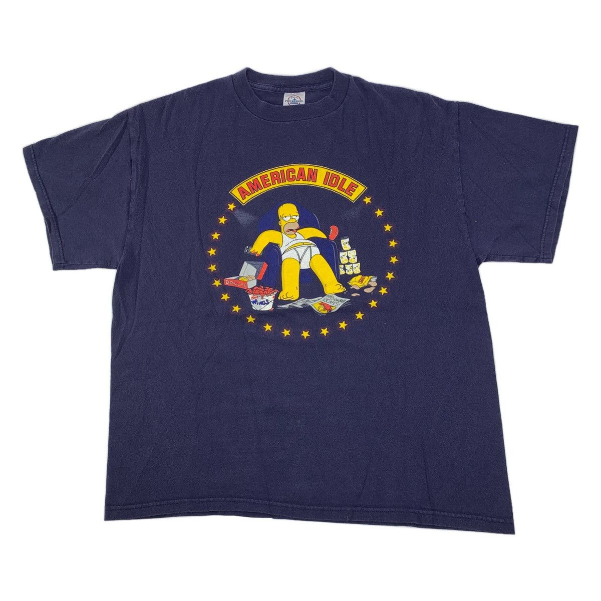 The Simpsons × Vintage Vintage early 2k homer Simpson American idol T ...