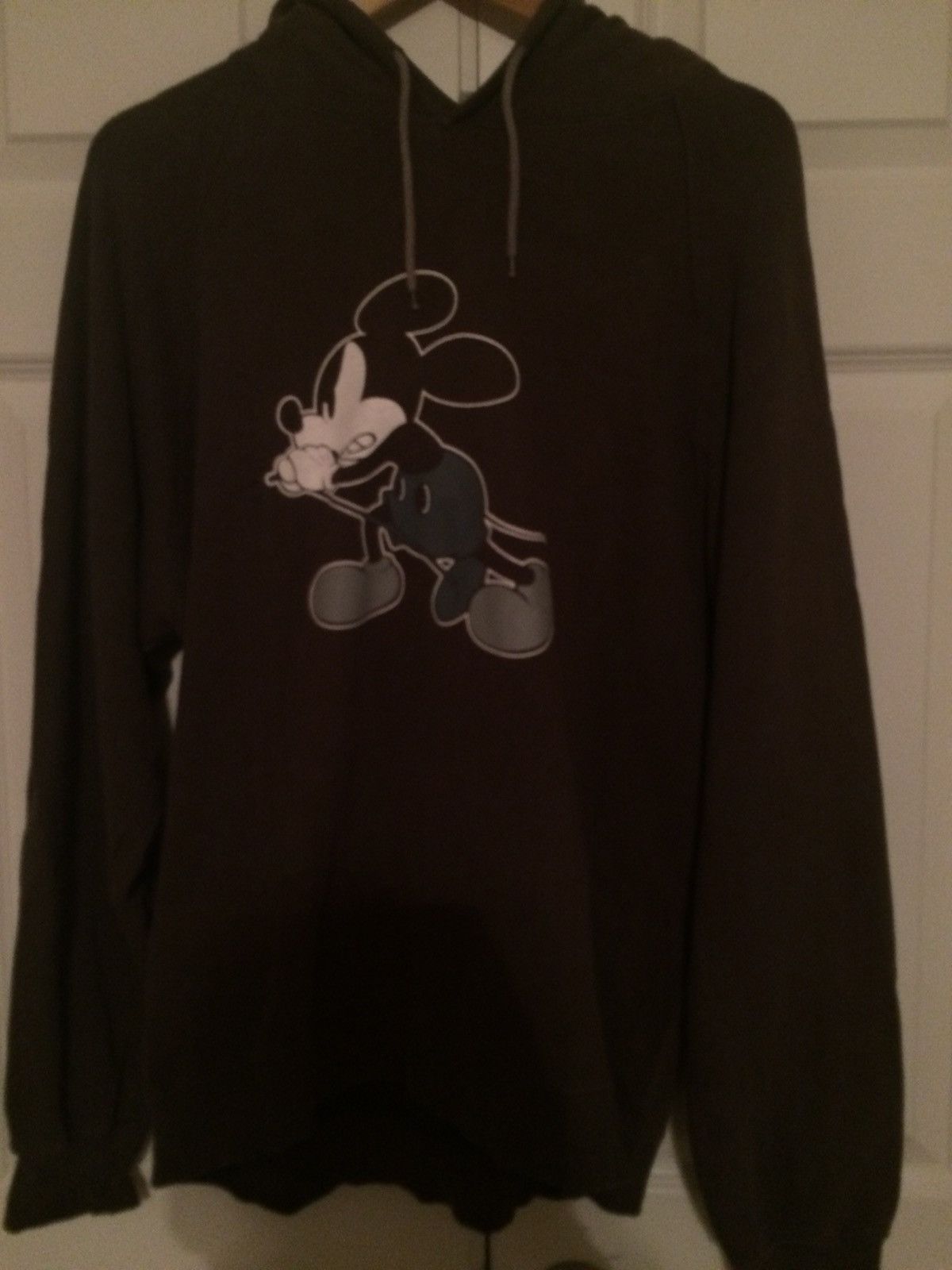 Number (N)ine Number Nine Mickey Mouse Original Hoodie grey | Grailed
