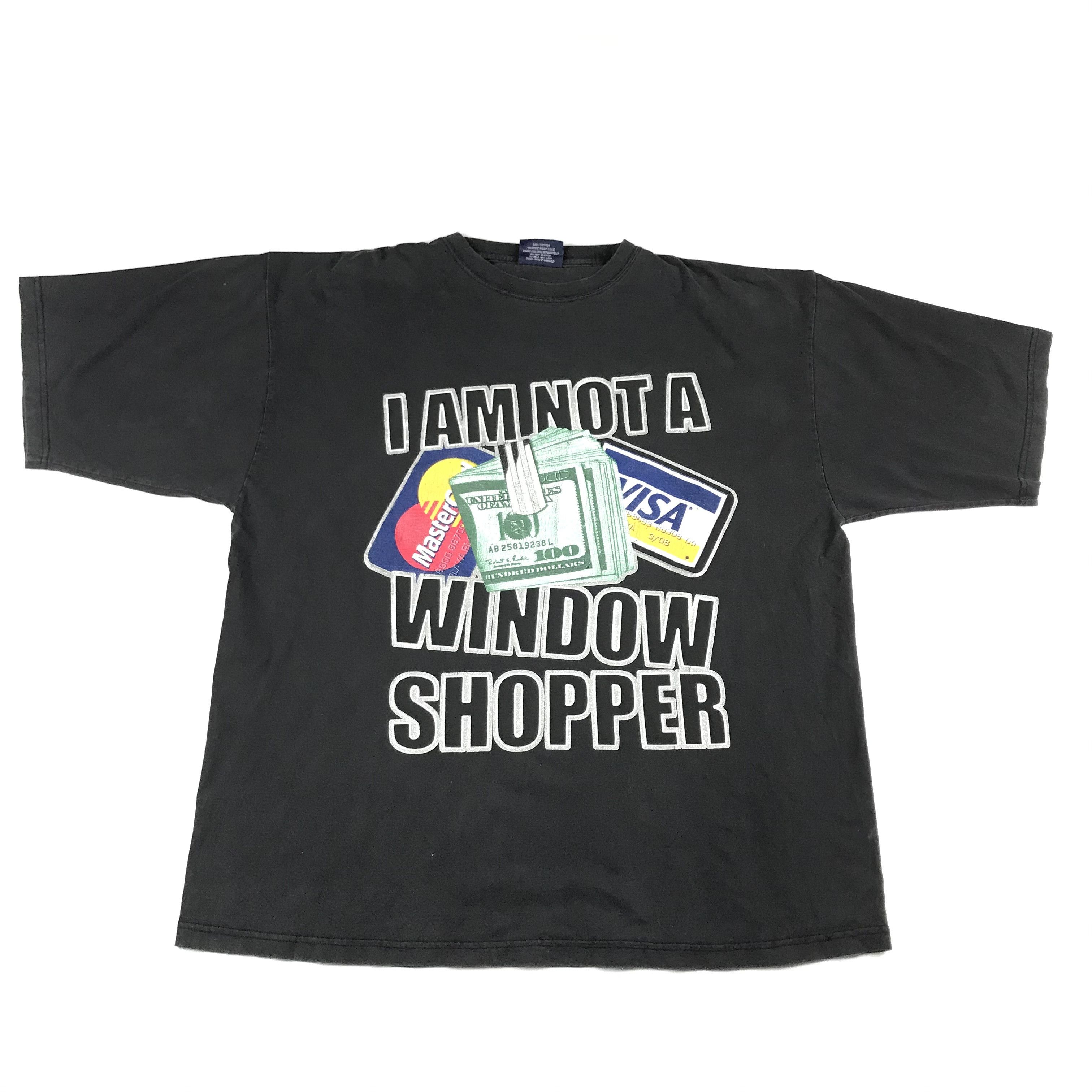 Streetwear × Vintage Vintage I Am Not A Window Shopper T-shirt | Grailed