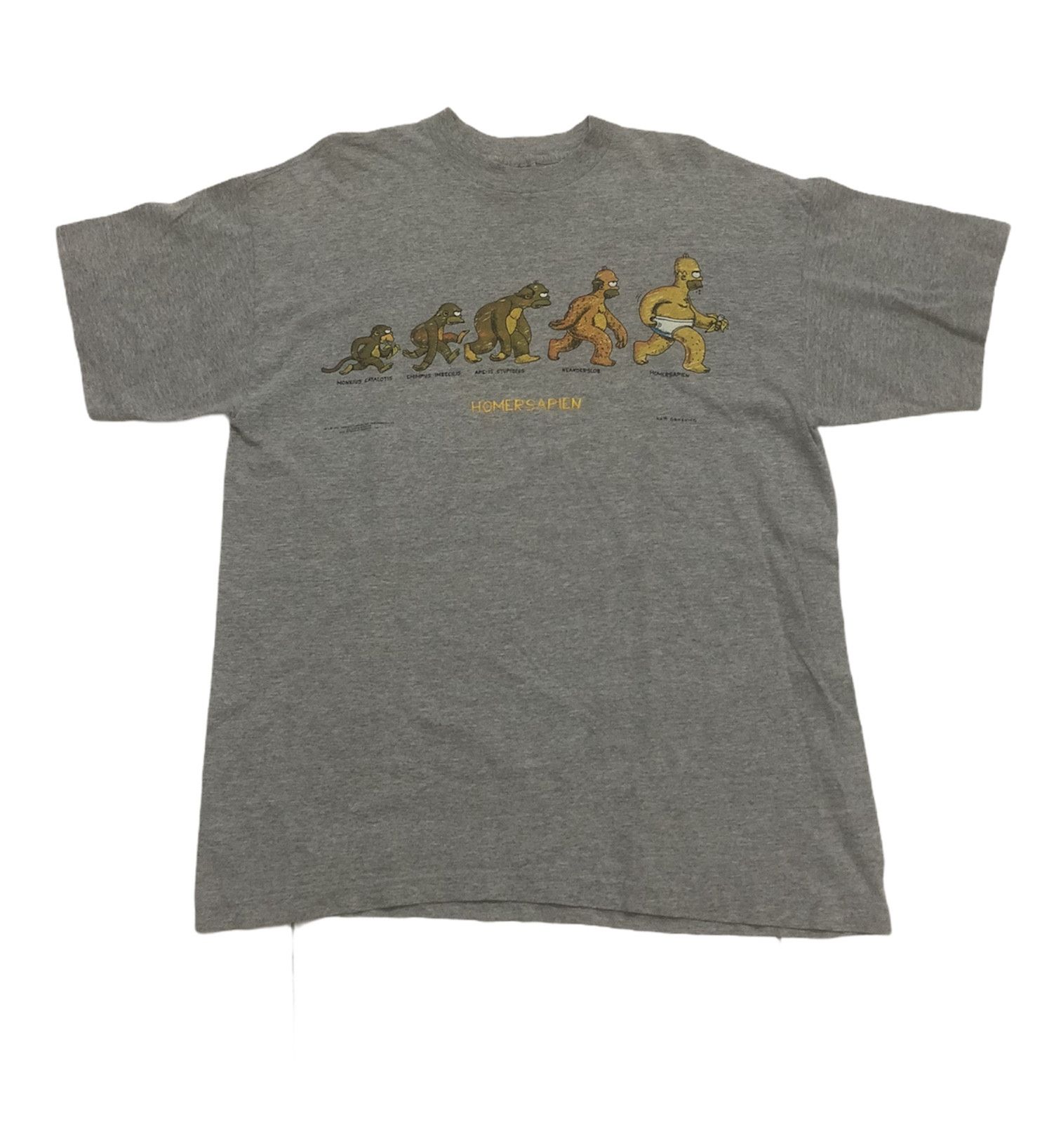 The Simpsons × Vintage Vintage 90s HomerSapien The Simpsons By Matt ...