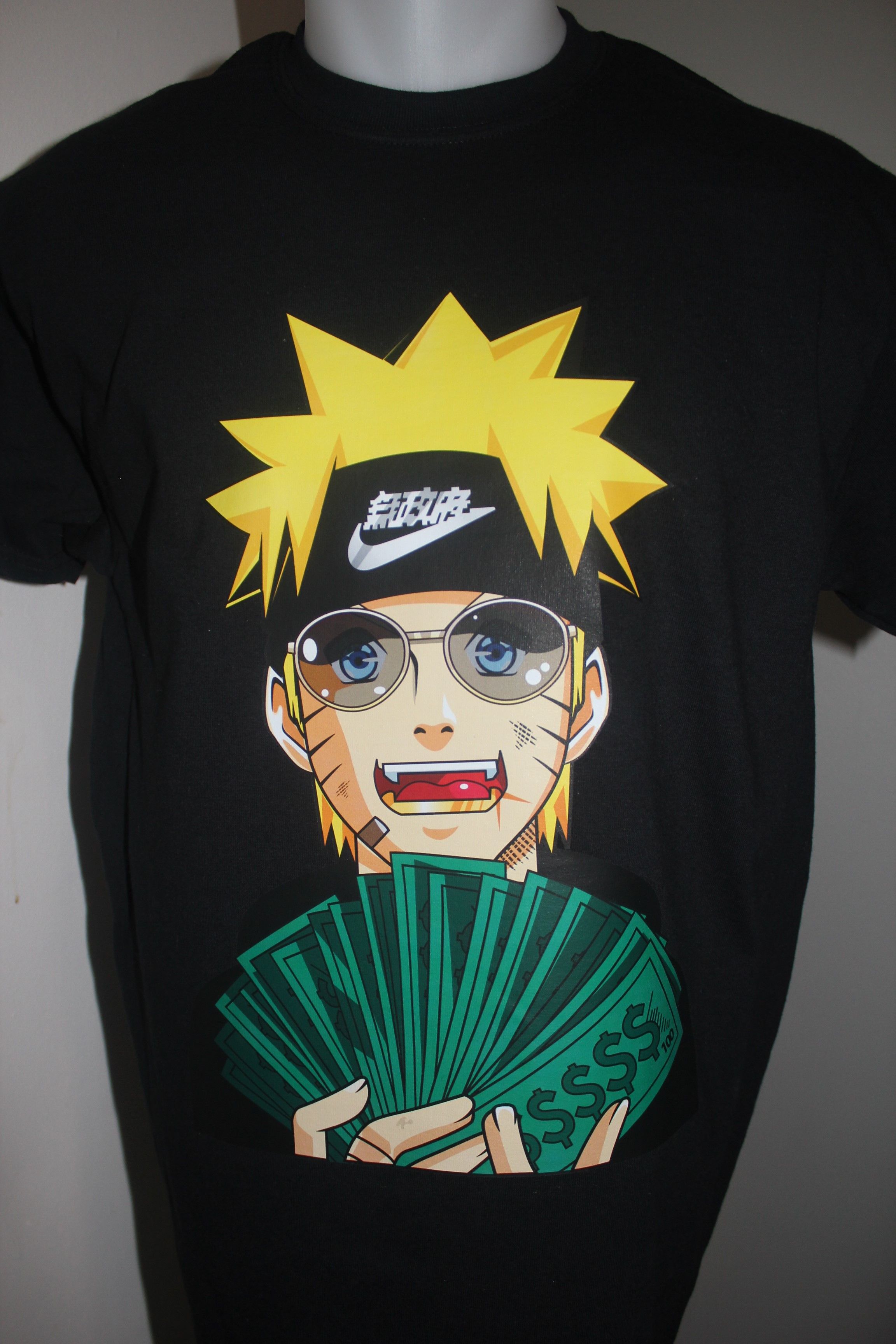 Gildan naruto money t shirt | Grailed
