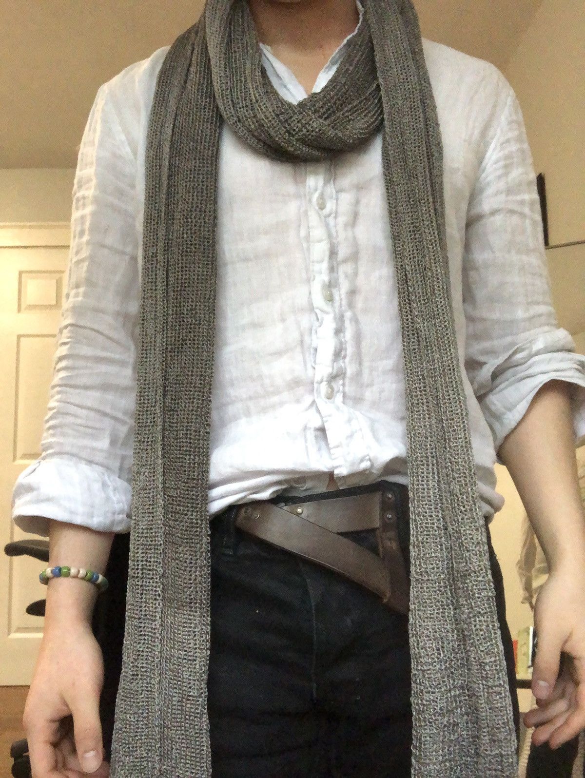 Deepti Silver Chainmail Scarf | Grailed